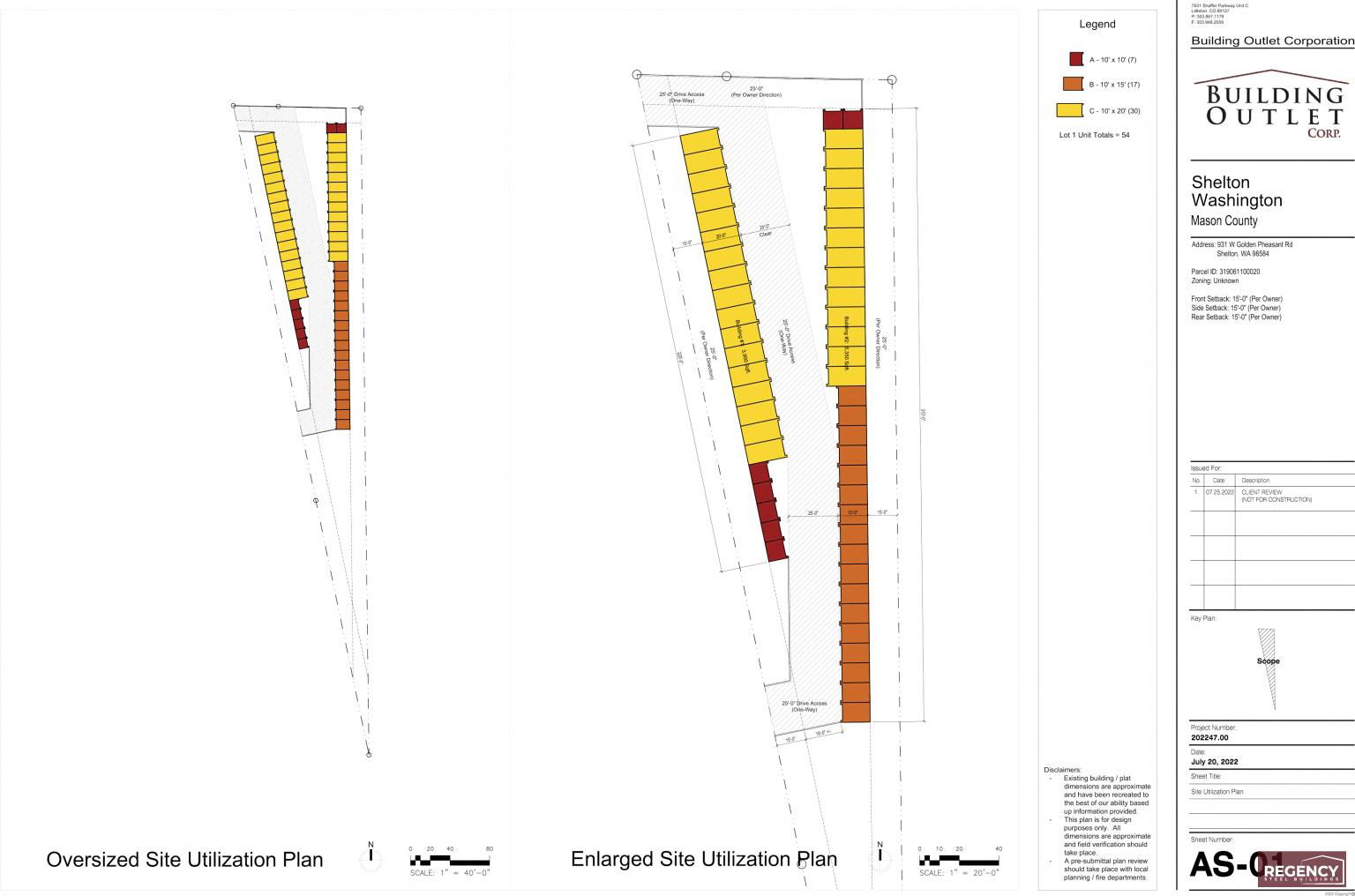 Self Storage Site Plans | Expert Storage Planning - Mini Storage Outlet