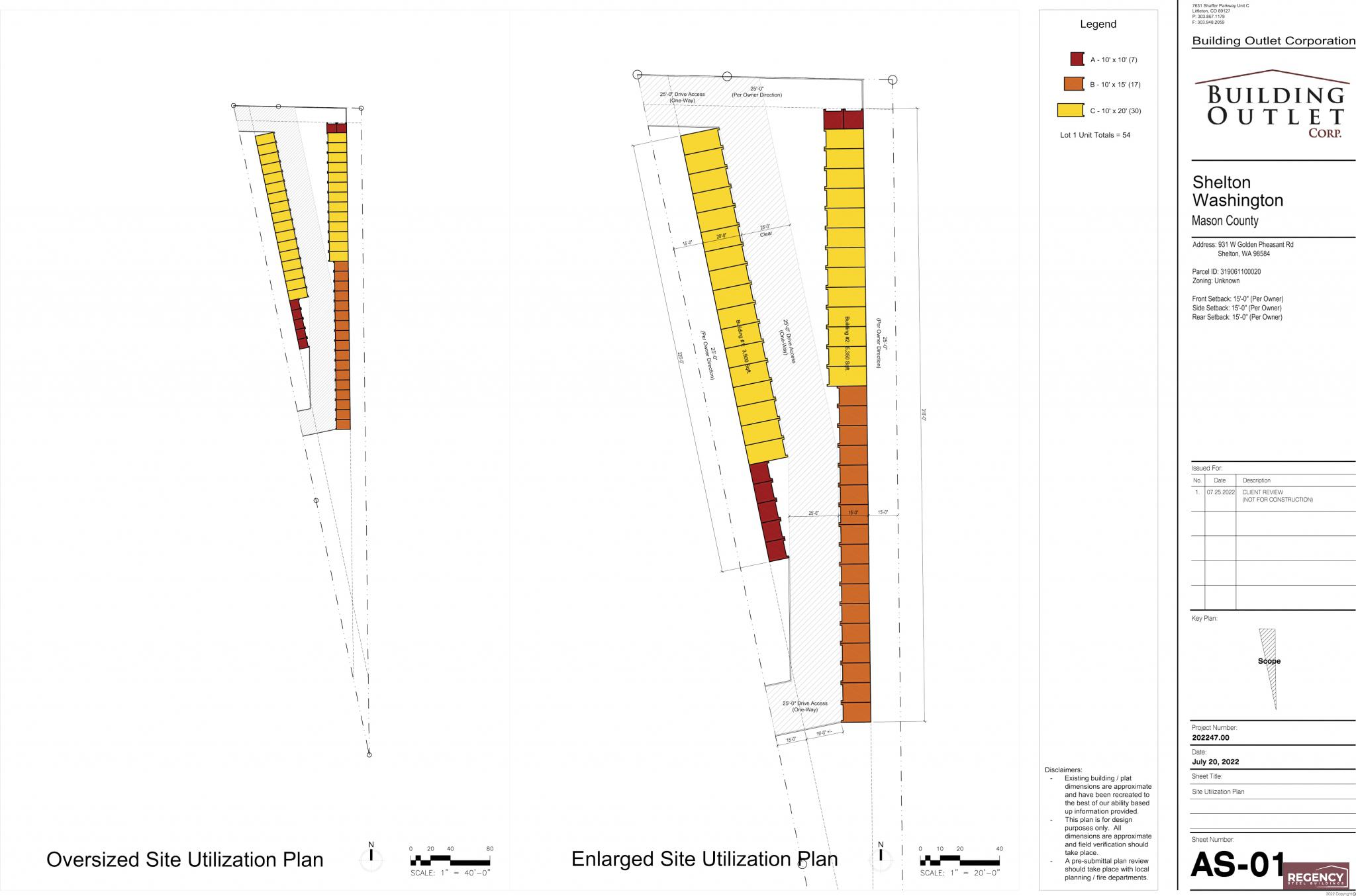 Self Storage Site Plans | Expert Storage Planning - Mini Storage Outlet