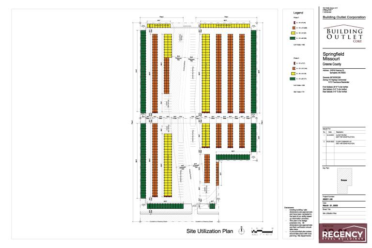 Self Storage Site Plans | Expert Storage Planning - Mini Storage Outlet